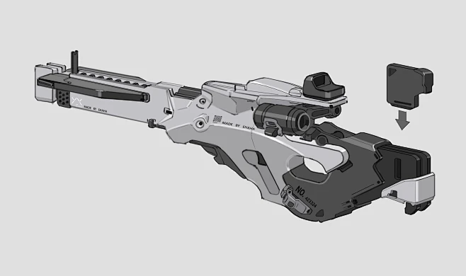 GUN CONCEPT DESIGN-花瓣网