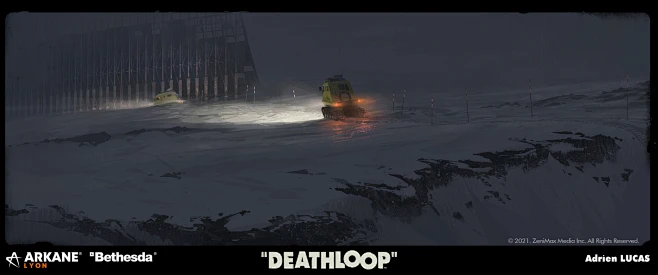 Arkane Studios "Deathloop" Artbook #5-花瓣网