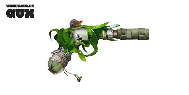 VEGETABLES GUN-花瓣网