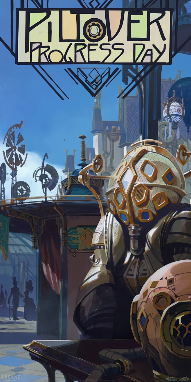 Arcane - S01E04 - Piltover progress day posters-花瓣网