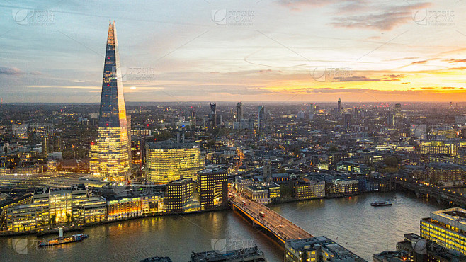 伦敦城市全景