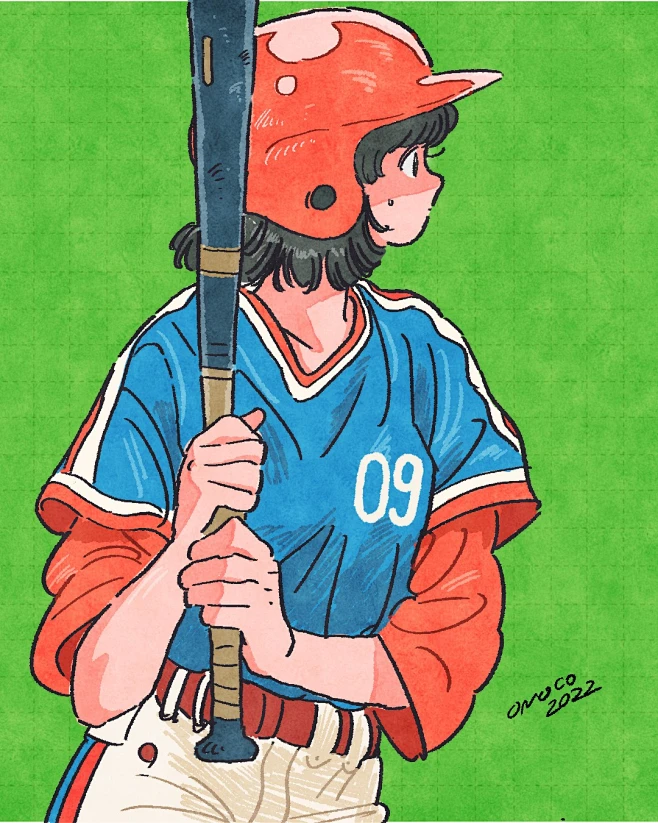 #薬師丸ひろ子 #探偵物語 #野球 ONOCO (@illustrator_onoco)-花瓣网
