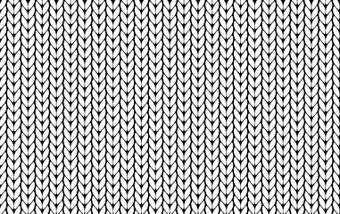 Knitting vector pattern. Vector texture seamless pattern. White knit texture seamless pattern ...