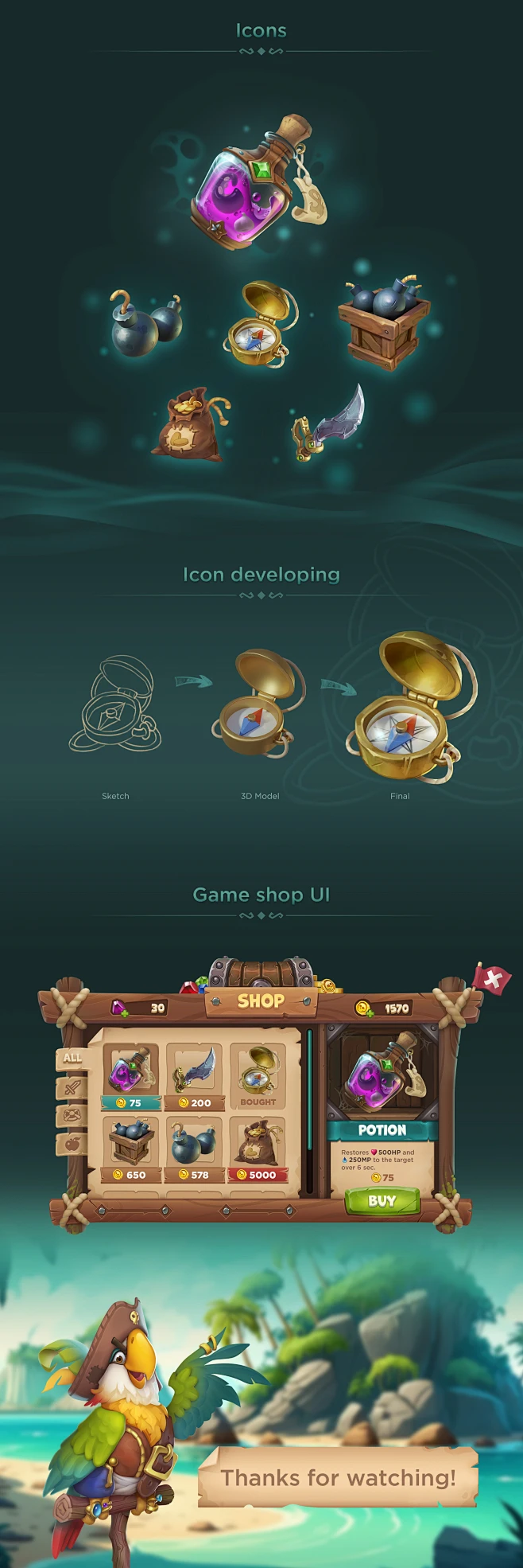 Game UI/UX-花瓣网