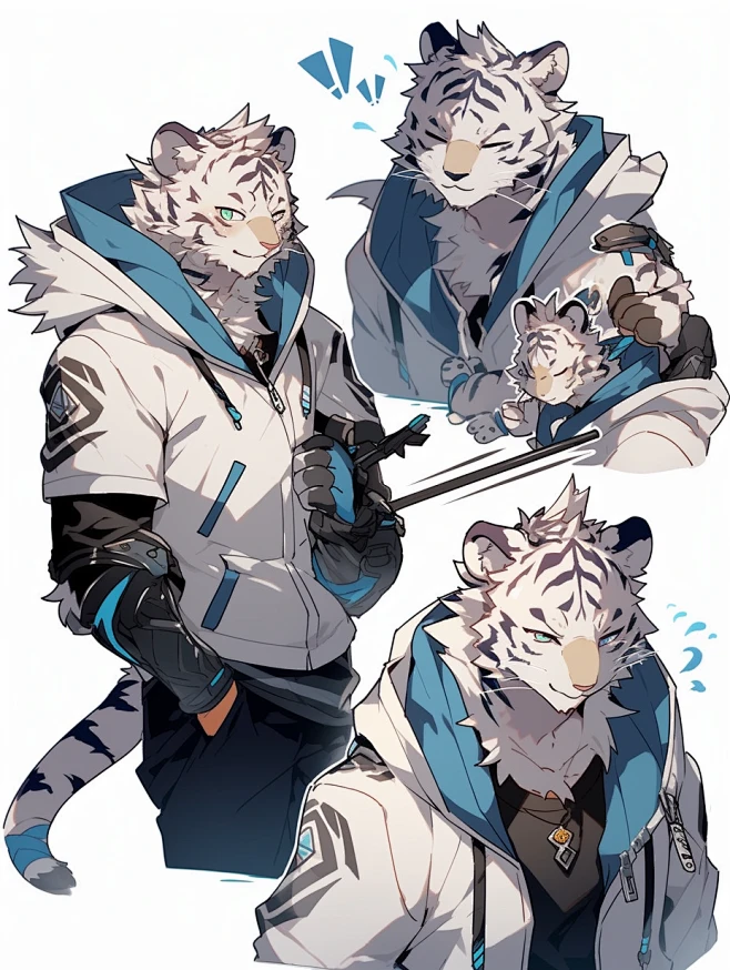 character_sheet_maplestory_handsome_full_body_furry_tiger_6227f4f图片 ...