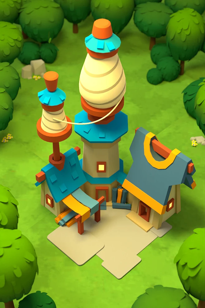 Supercell 游戏 Everdale 的概念设计-花瓣网