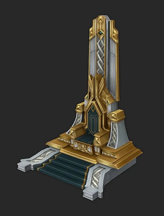 ArtStation - Dwarf throne, Anastasiya Osichkina-花瓣网