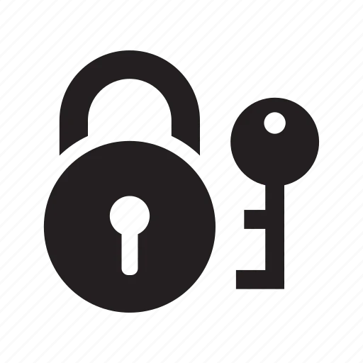 Computer, network, lock, key, security icon - Download on Iconfinder-花瓣网