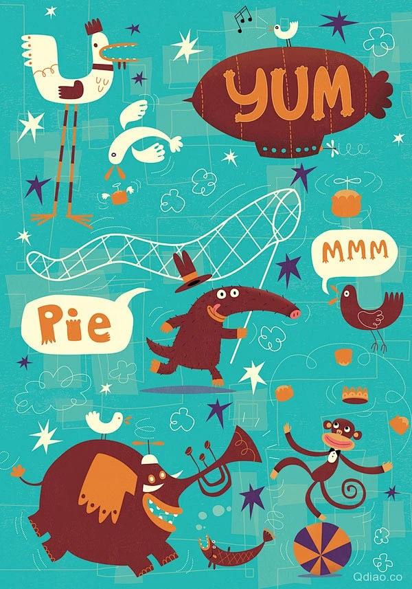 Steve Simpson 个性插画欣赏 插画欣赏 可爱 复古 角色设计 海报 #壁纸# #小清新# #复古# #插画# #卡通# -花瓣网