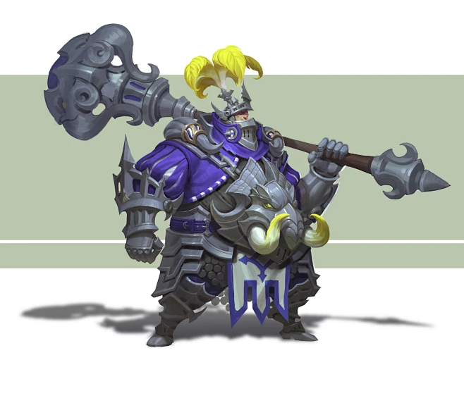 Mammoth Knight-花瓣网