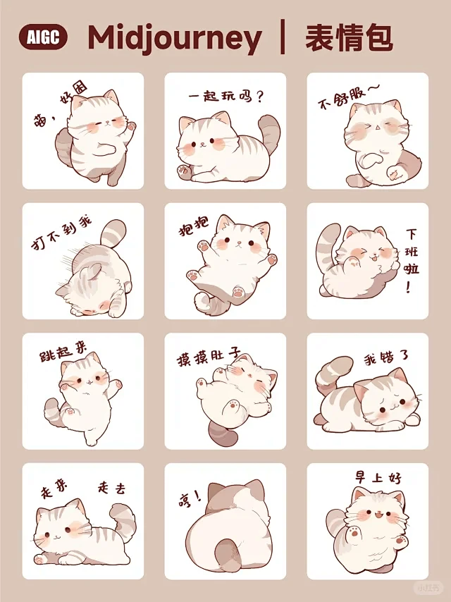 小猫拟人q版人物 - 小红书搜索图片_动物图片素材-花瓣网