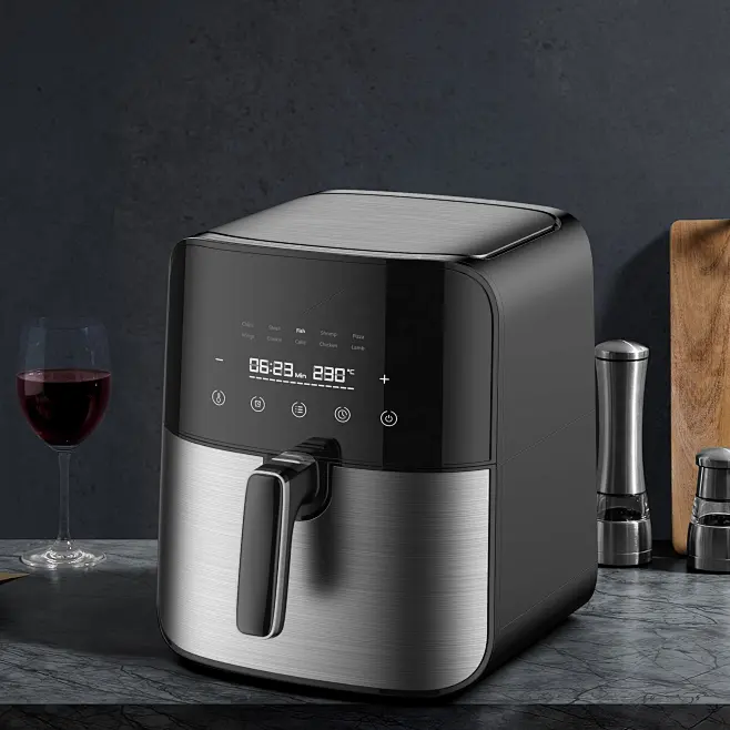 Air Cooker Fryer Smart Air Fryer Wholesale High Quality Touch Screen ...