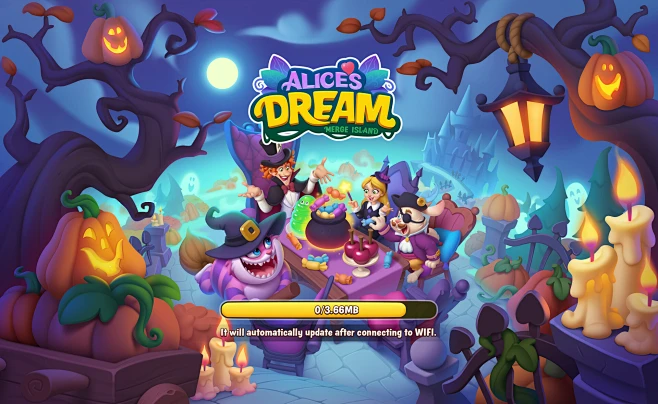 Loading screen "Halloween"-花瓣网