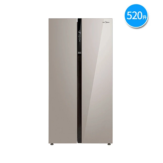 美的（Midea） BCD-520WKM(E) 520升美的双门冰箱 对开门电冰箱 超薄 双开门家用 风冷无霜 安静-花瓣网