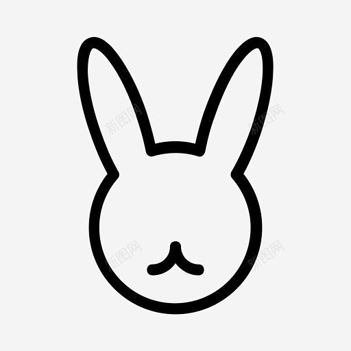 兔子动物可爱图标 设计图片 免费下载 页面网页 平面电商 创意素材