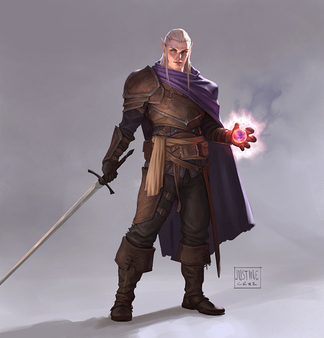 Elf Fighter Dnd Character