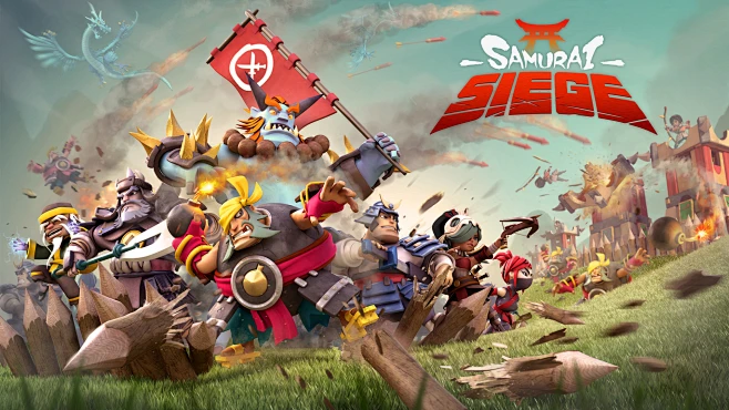 Samurai Siege: Loading Screen, Space Ape Games-花瓣网
