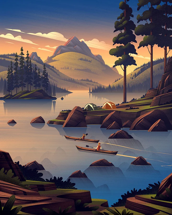 Sunset Cove-花瓣网
