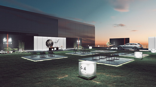 Hongqi e-hs9 high end tasting Behance(1)