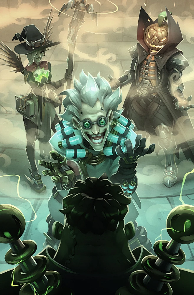 Overwatch comic 9 - Junkenstein, Gray Shuko : The third comic I worked ...