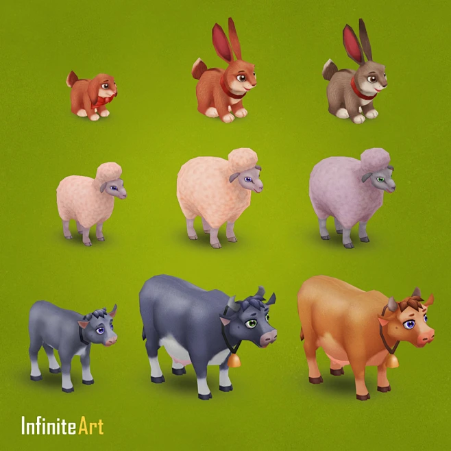 Animals(Fox Hill), Infinite Art : Models for game project Fox Hill ...