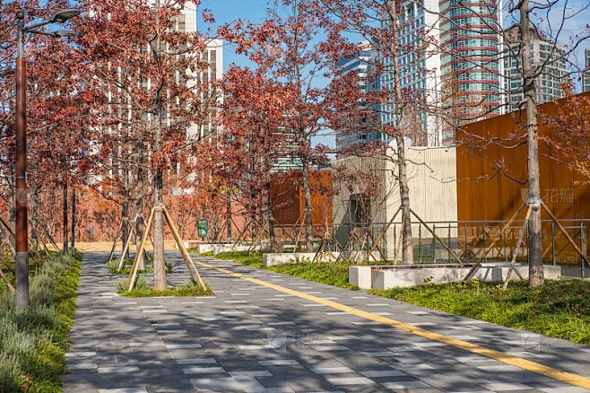 位于韩国首尔的修somun历史公园素材-花瓣网