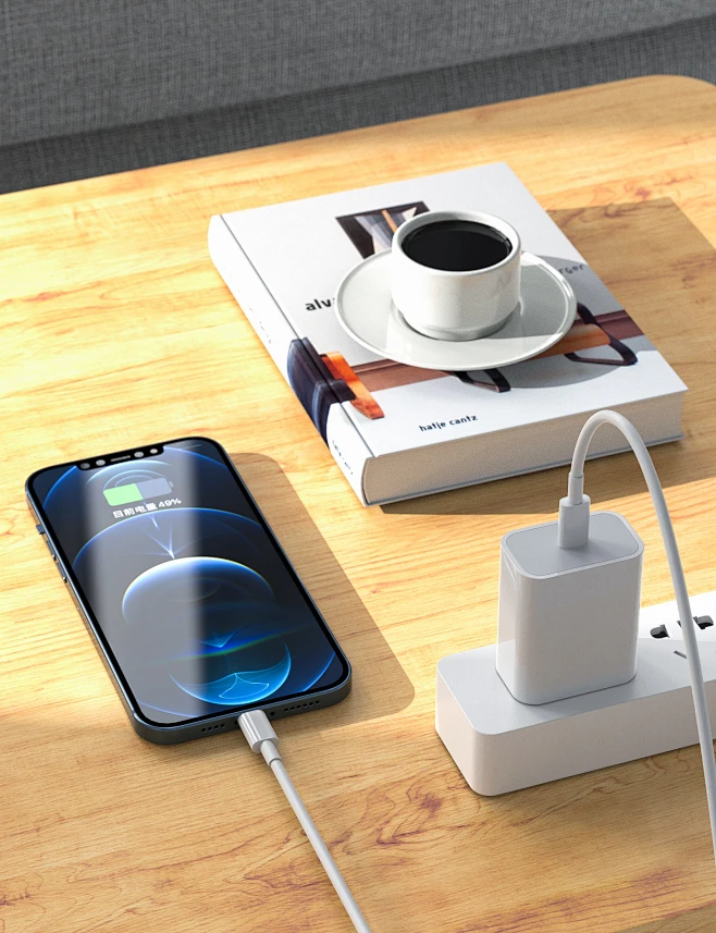 一款PD充电头建模与渲染_SY思远_三维/C4D图片-致设计-花瓣网