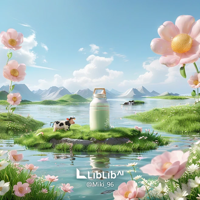 电商-超现实主义v2-LoRA-叶子-LiblibAI-花瓣网