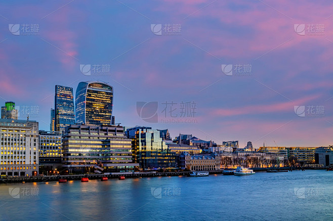 伦敦城市天际线，英国的城市景观