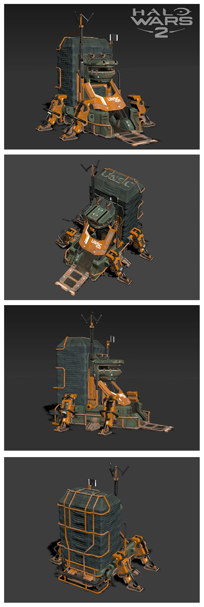 UNSC Airbase, Ben Stevens : Concept design, modelling and material work ...