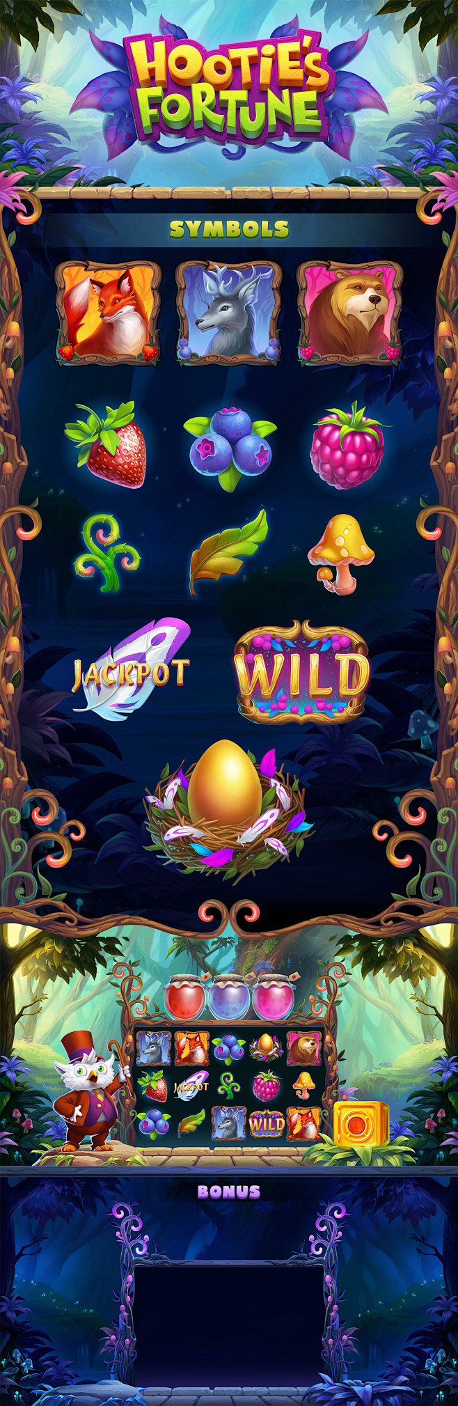 animals casino casual forest game slot