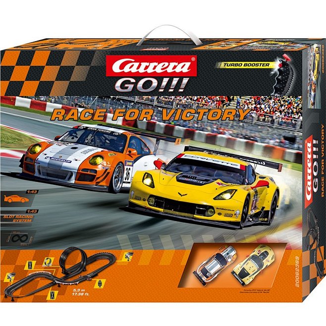 Amazon.com: Carrera GO!!! - Race for Victory Track Set: Toys & Games