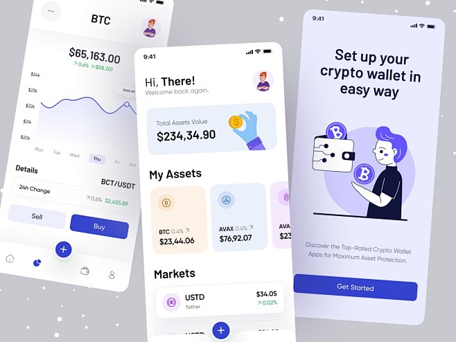 Crypto Wallet App UI