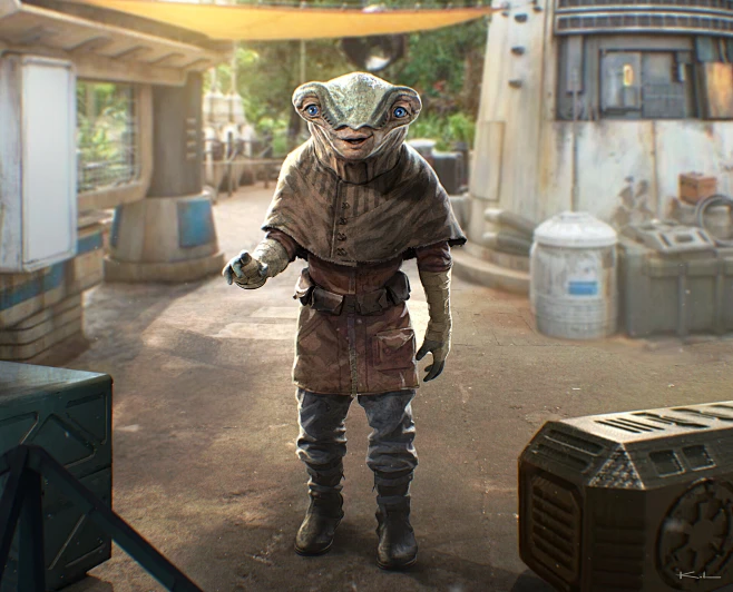 Fej. Galaxy's Edge, Karl Lindberg : Character design for Fej. Done for ...