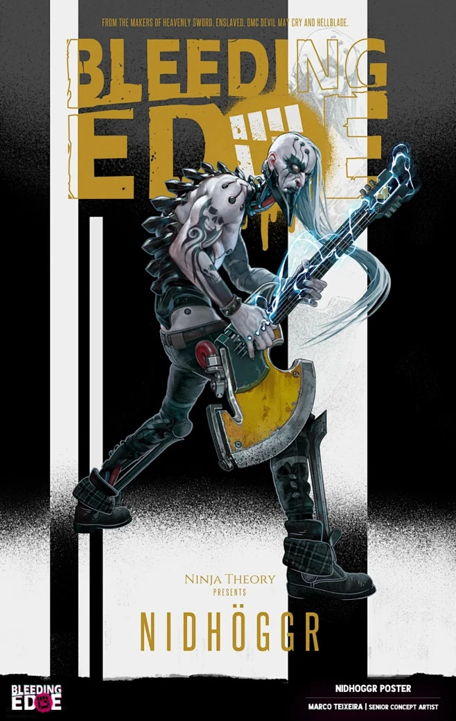 角色NIDHOGGR 《Bleeding Edge》（嗜血边缘） Ninja Theory公司游戏 分别来自 MARCO TEIXEIRA Aleksandra Jankowska Bao ...