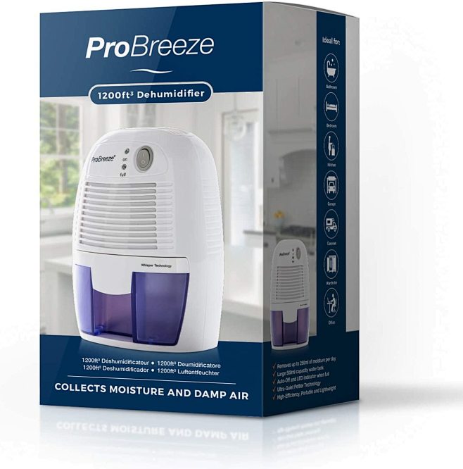 Amazon.com - Pro Breeze Electric Dehumidifier 1200 Cubic Feet (215 sq ft) - Portable Mini ...