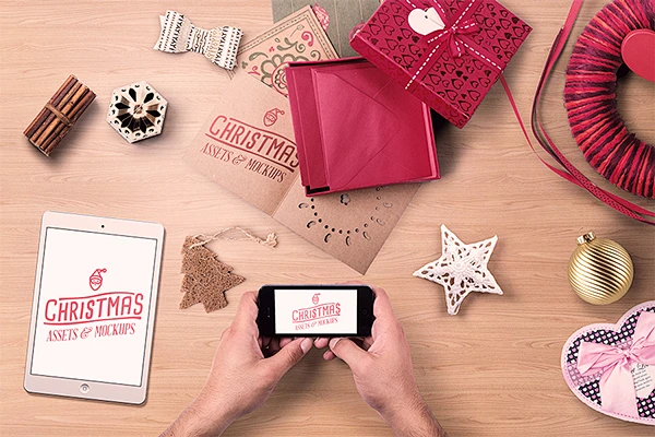 Christmas Assets & Mock Up Pack : Christmas Assets & Mock Up Pack-花瓣网
