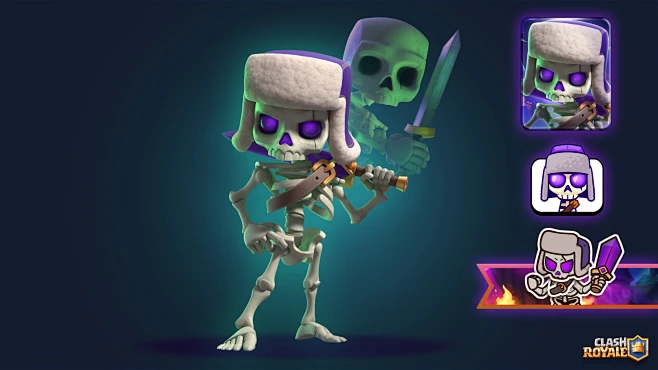 Skeleton Evolution - Clash Royale-花瓣网