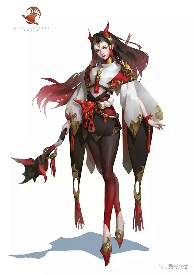 学生作品|曼奇立德角色原画设计作业（节选9） 人设（女性角色）-花瓣网