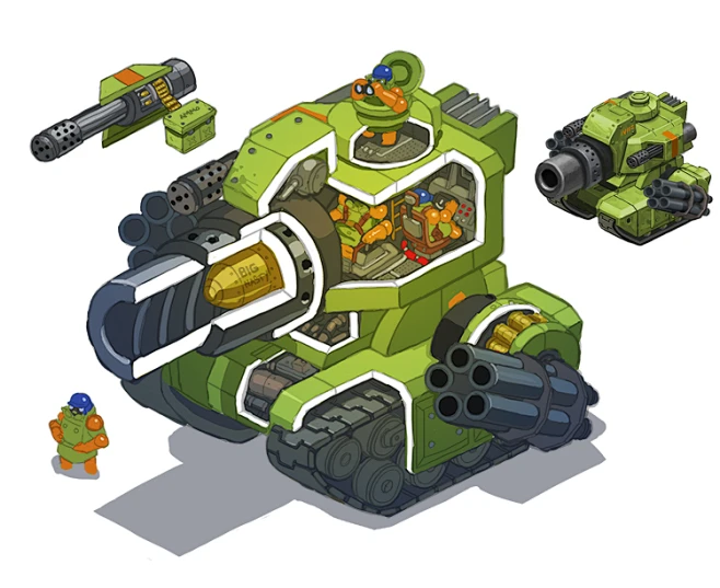 Mega Tank : "Simply the most badass tank around. With one gigantic ...