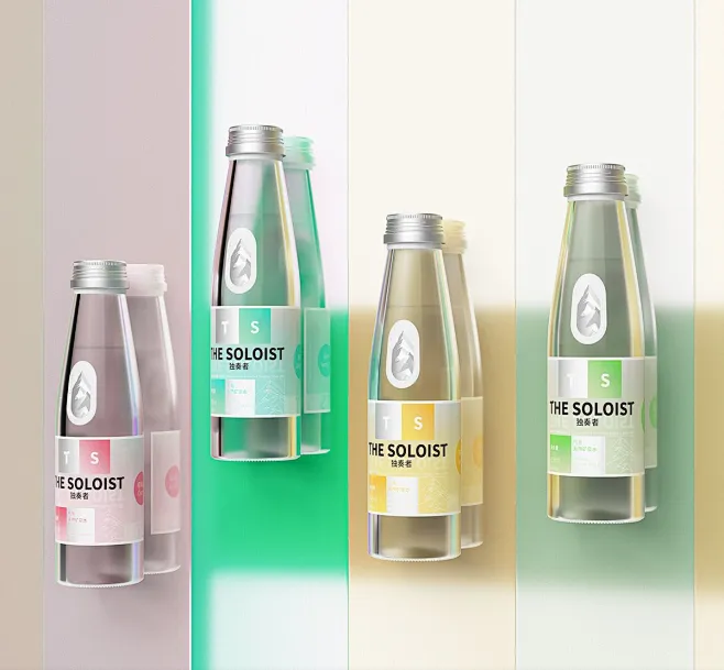 其中包括：The Soloist Sparkling Natural Mineral Water Packaging Design 独奏者气泡 ...