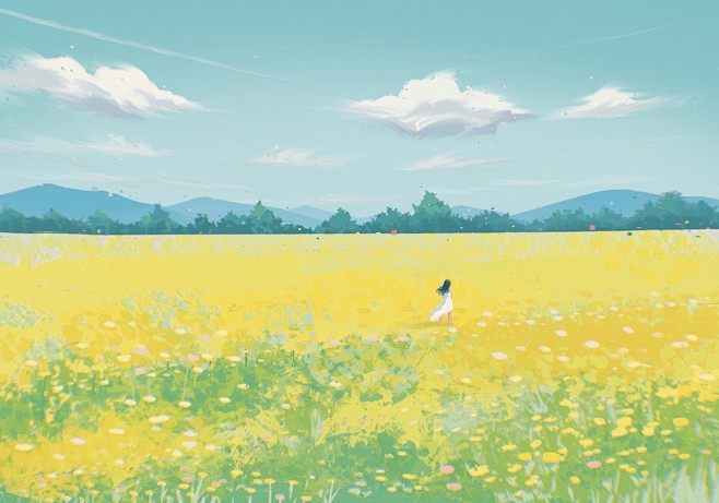 【ipad】绘画|夏_七安菲__插画师作品_涂鸦王国gracg.com