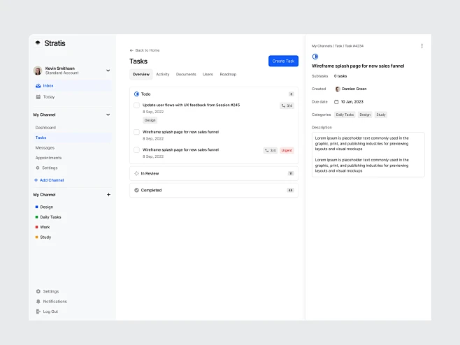 Stratis UI - Tasks pt.2 by Monty Hayton on Dribbble-花瓣网