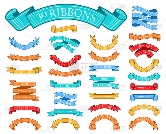 色带集-矢量平面集合