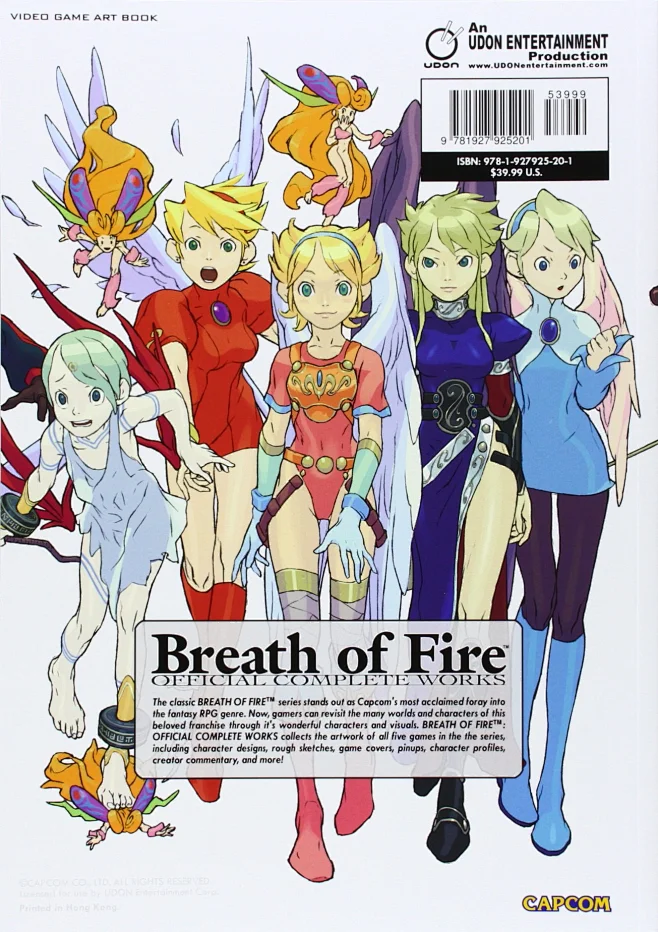 Amazon.com: Breath of Fire: Official Complete Works (9781927925201 ...