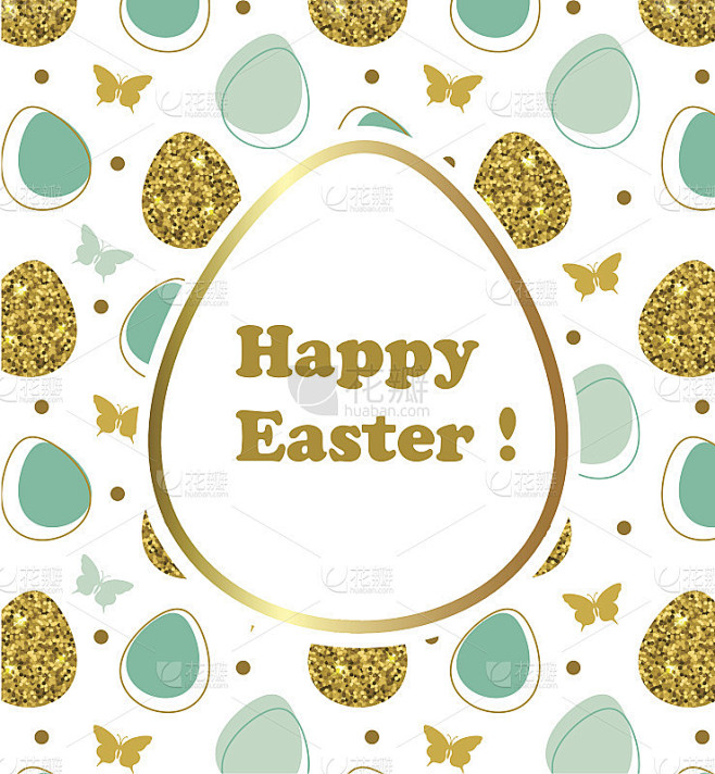 复活节装饰背景