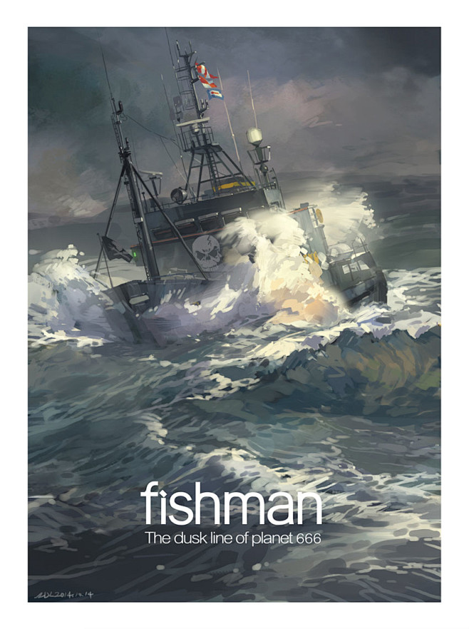 #オリジナル 【fishman】 - HJL的插画