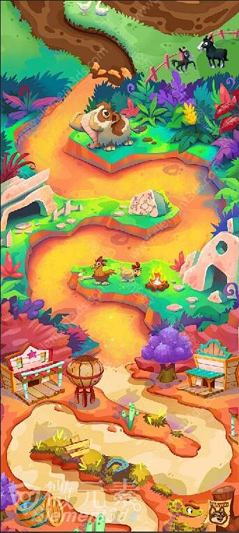 Q版超长尺寸竖版地图 你值得拥有！！-地图场景-微元素Element3ds - Powered by Discuz!-花瓣网