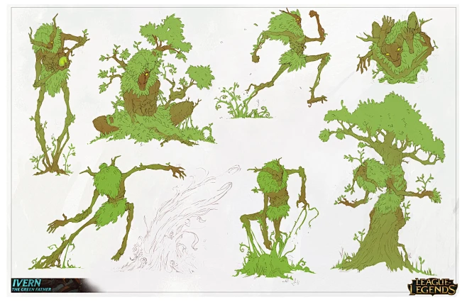 植物原画树原画来自cgbook.cn (1784)-花瓣网