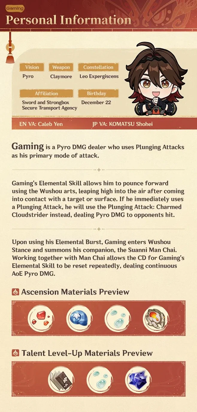 "Is there time to sneak in some dim sum first?" — "Leonine Vanguard ...